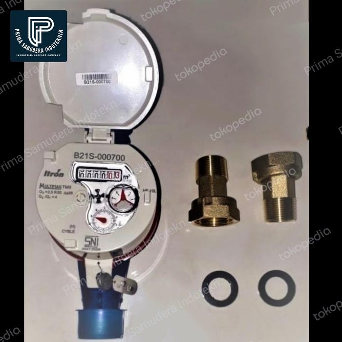 Jual Meteran Air Itron 3/4 Inch (DN20) Water Meter Itron + Tera ...