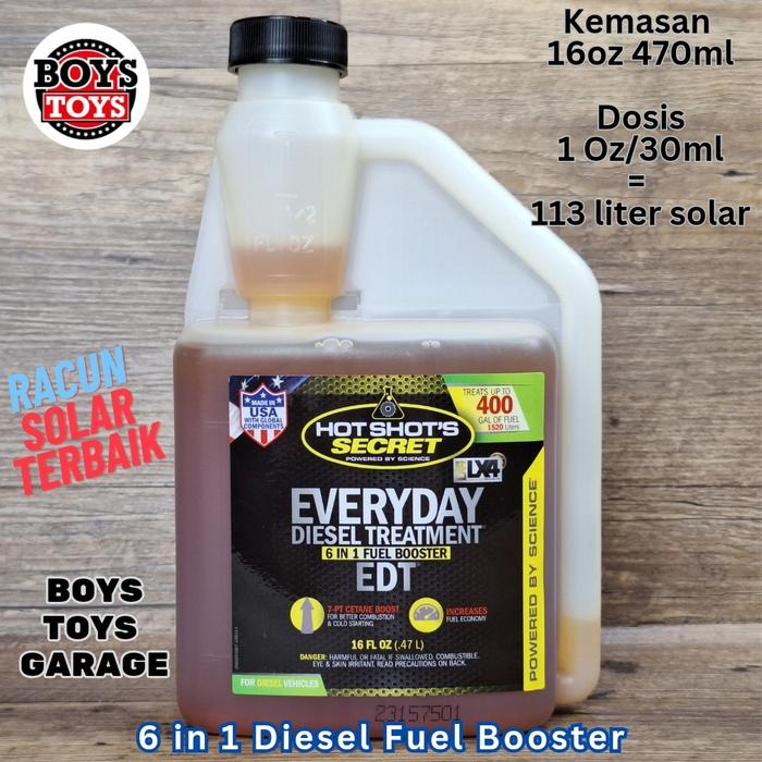 Jual HSS EDT Hot Shots Secret Everyday Diesel Treatment Solar 16oz ...