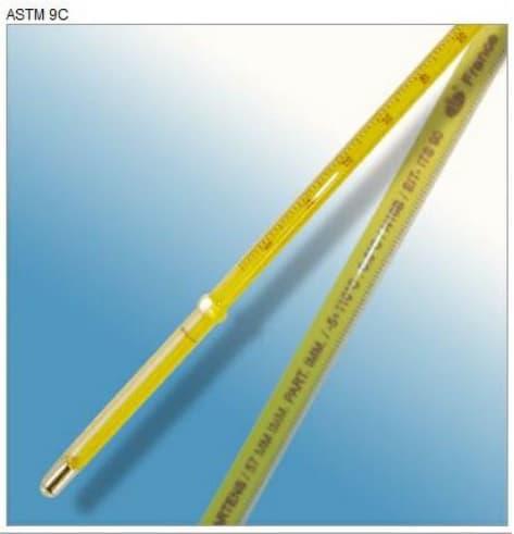 Jual Thermometer AllaFrance ASTM 9C,temperatur suhu termometer glass ...