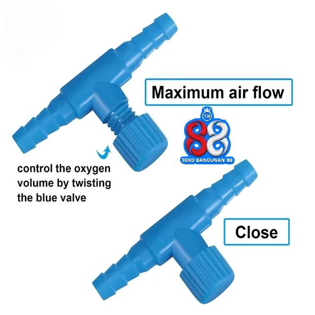Jual KRAN AERATOR LURUS BIRU MODEL (T) AIR FLOW CONTROL WATER 1PCS ...