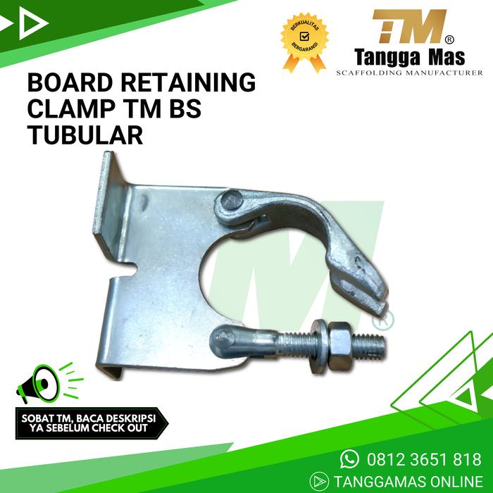 Jual BOARD RETAINING CLAMP STANDARD BS UNTUK SCAFFOLDING JENIS PIPA ...