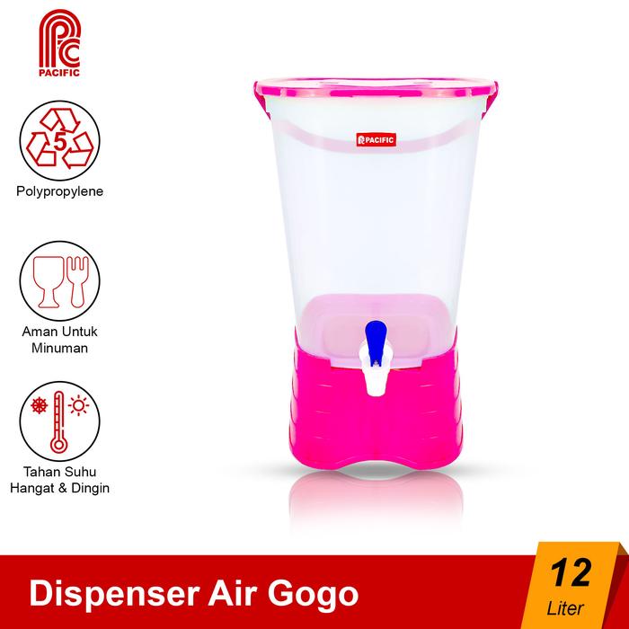 Jual PACIFIC Gogo Soft Dispenser Plastik Food Grade 12 Liter ...