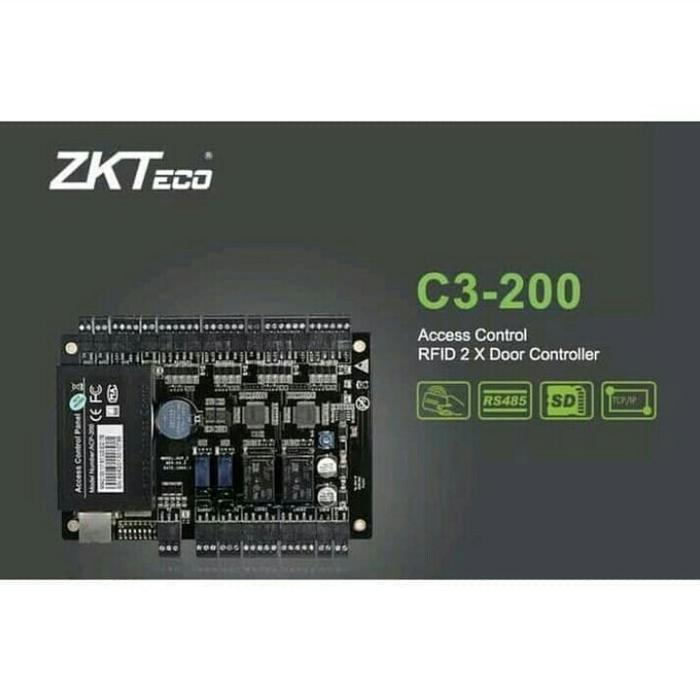 Jual access control c3-200 controller board c3 200 zkteco akses kontrol ...