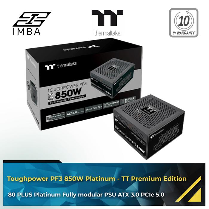 Promo Thermaltake TOUGHPOWER PF3 850W 80+ Platinum ATX 3.0 PCIe 5.0 ...