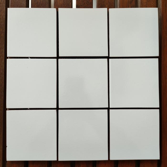 Jual Keramik Dekoratif 10x10 cm Putih Semi Glossy - Backsplash Tile ...