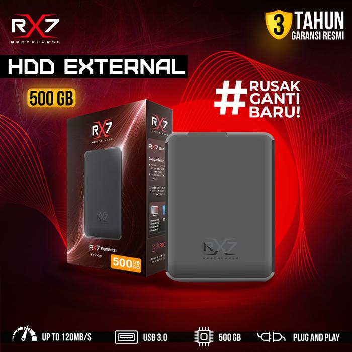 Jual HDD EXTERNAL 500GB RX7 ELEMENTS / EXPANSION GARANSI RESMI 3 TAHUN ...