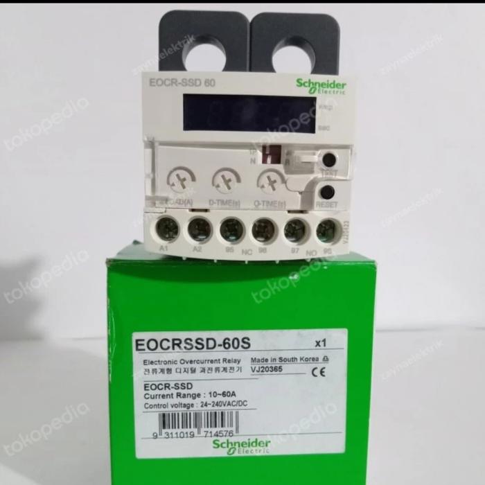 Jual SCHNEIDER ELECTRONIC OVER CURRENT RELAY DIGITAL EOCR SSD-60S ...