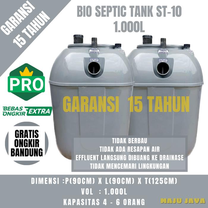 Jual Septic Tank Bio Modern Septictank Anti Mampet Biofil 1000L - Kota ...