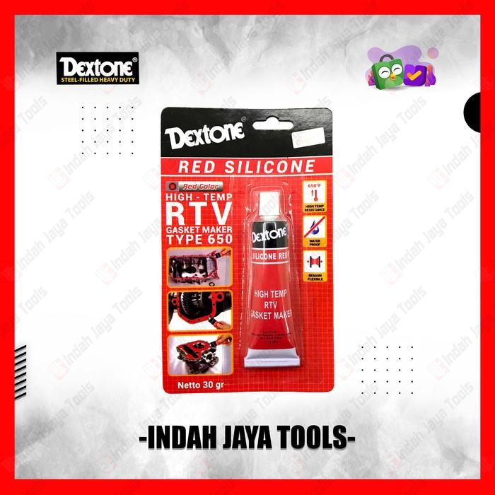 Jual DEXTONE Red Silicone 30 Gram - Silikon Red Merah Lem Gasket ...