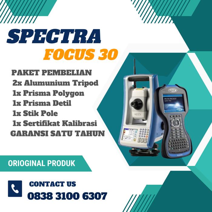 Jual Total Station Spectra Focus Robotic 30 + Robotic System - Jakarta ...