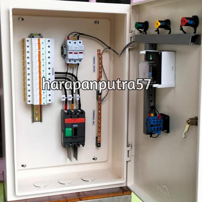 Jual Panel instalasi listrik 3phase dengan 12group pembagian mcb 1 ...