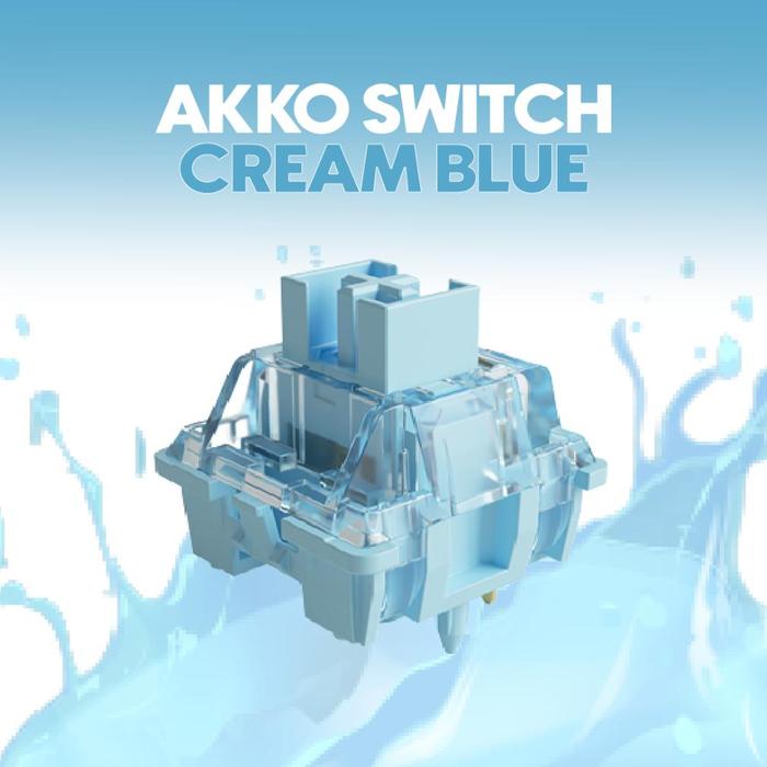 Jual Akko V3 Cream Blue Pro Tactile Switch Mechanical Keyboard ...