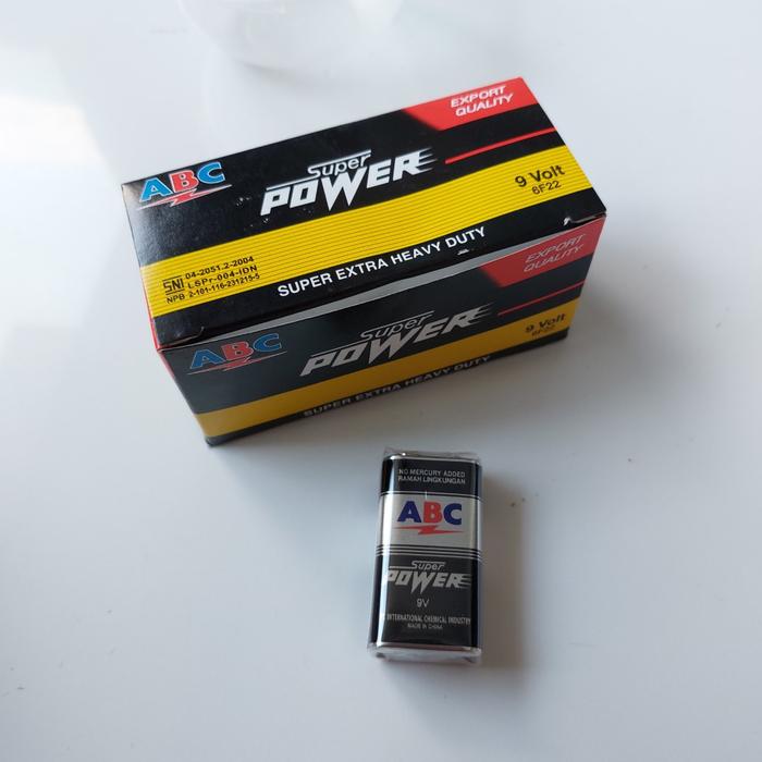 Jual Batu Baterai ABC 9 Volt Kotak - 1 LUSIN - Kota Surakarta - Toko ...