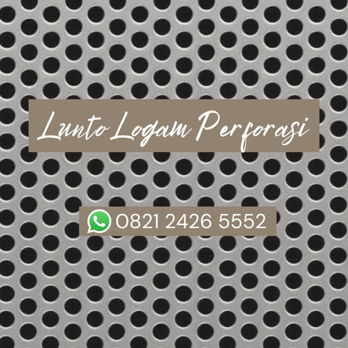 Jual PLAT Lubang Besi PERFORASI 1 mm Lubang 20 mm 1.2 x 2.4 Meter ...