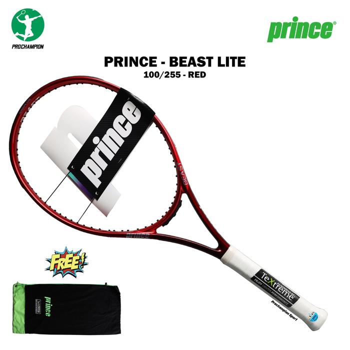Promo Raket Tenis Prince Beast Lite 100in 255gr Red Cicil 0% 3x ...