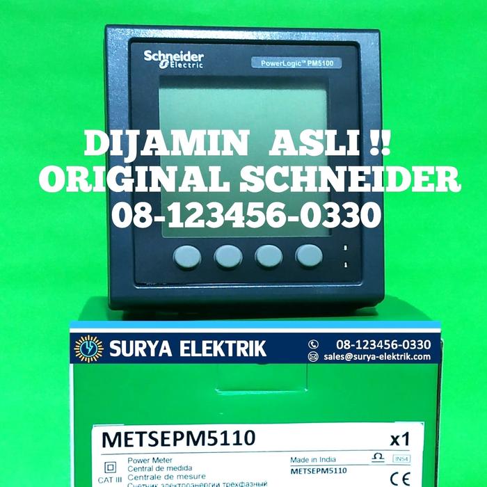 Jual SCHNEIDER POWER METER DIGITAL PM5100 PM5110 METSEPM5110 SCHNEIDER ...