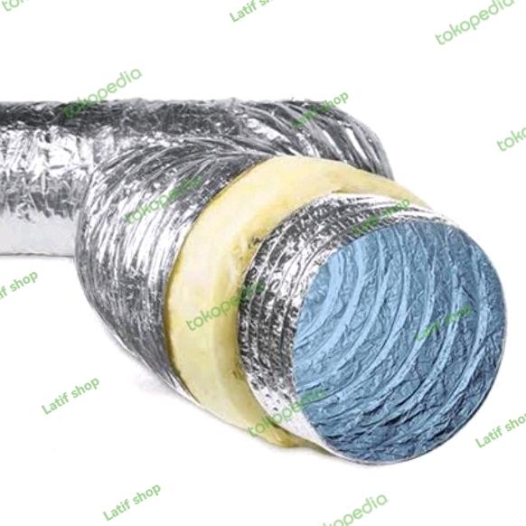 Jual Flexible ducting 4 in isolasi pipa AC fleksibel AC 4" pipa cerobong AC - Jakarta Pusat ...