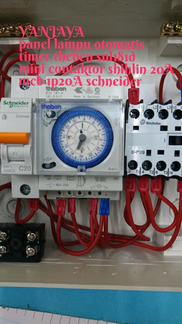Jual panel timer theben sul181d/panel timer lampu otomatis/theben ...