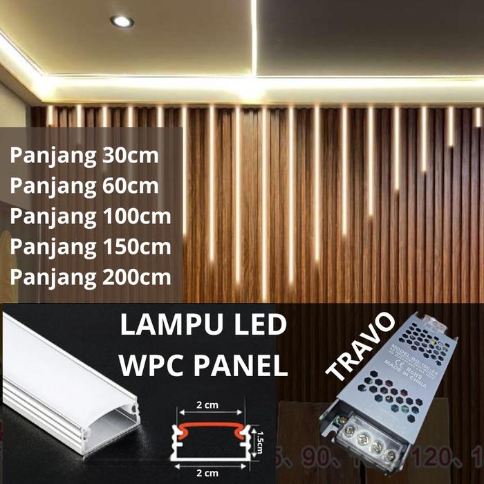 Jual LAMPU LED WPC WALLPANEL / LAMPU LED - Panjang 1,5M - Jakarta Barat ...