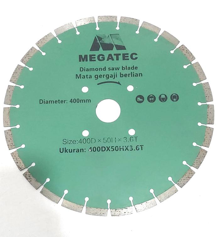 Jual DIAMOND SAW BLADE 16INCH/MATA PISAU POTONG ASPAL / BESI BETON 16 ...