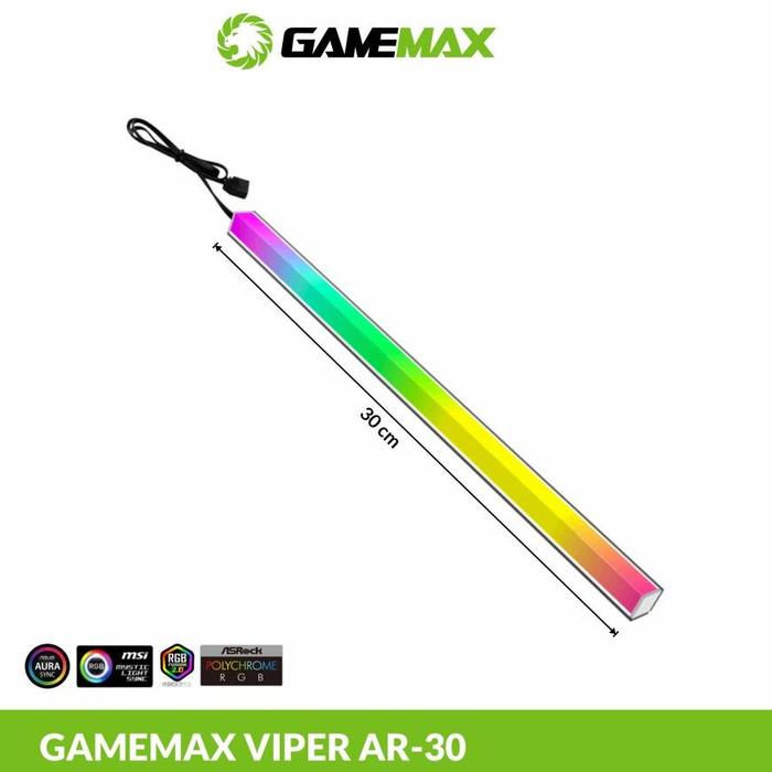 Jual Gamemax Viper Ar30 Double Sided Magnetic Rainbow Argb Led Strip - Jakarta Barat - MODA ...