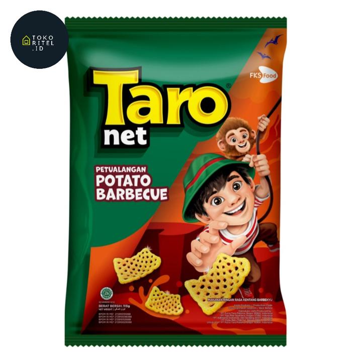 Jual TARO NET Jumbo Pack 115gr/Snack Taro Rumput Laut/Taro Potato BBQ ...