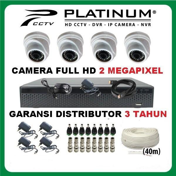 Jual Paket CCTV 4 Channel Platium 2 Mega Pixel - Jakarta Selatan ...