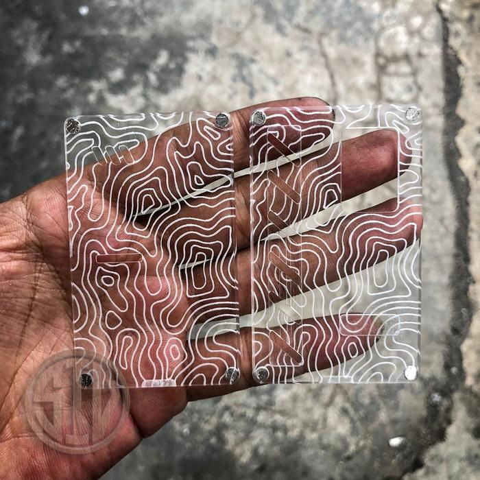 Jual Panel Acrylic Centaurus B80 Panel clear motif wave tofografic ...