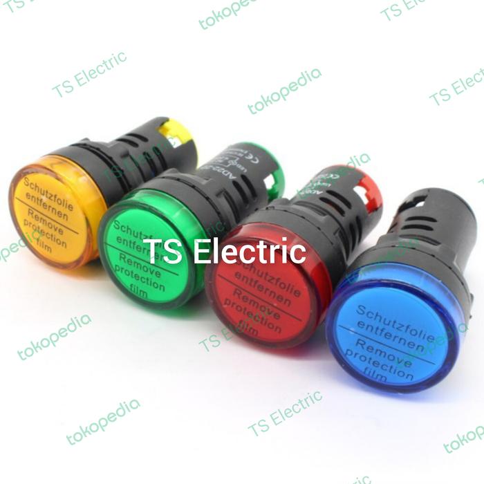 Jual Pilot Lamp LED 24V DC 22mm Merk Fort / Pilot Lamp LED Fort 24VDC ...