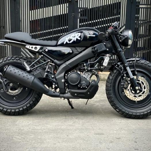 Jual Cutting sticker motor Yamaha XSR 115 tanki - Silver, 20cm ...