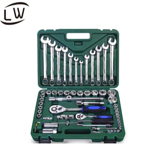 Jual KUNCI SET TOOL BOX 1/2 INCH 72 GIGI / GAGANG RACHET 61 PCS ...