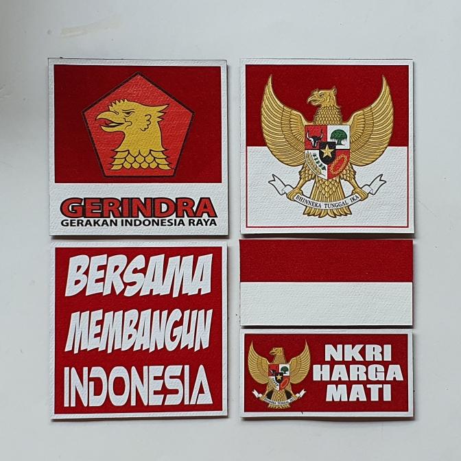 Gerindra Logo Bordir Logo Gerindra Di Adhiguna Olshop | Tokopedia