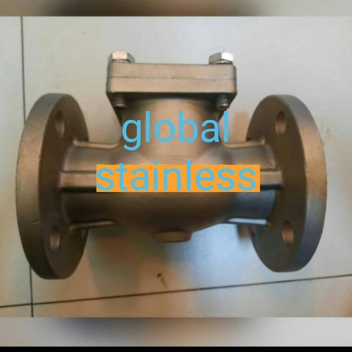 Jual Check valve jis 10k ss304 ukuran 2"inch swing check valve jis 10k ...