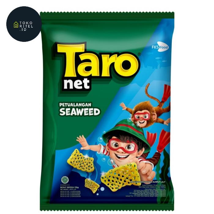 Jual TARO NET Jumbo Pack 115gr/Snack Taro Rumput Laut/Taro Potato BBQ ...
