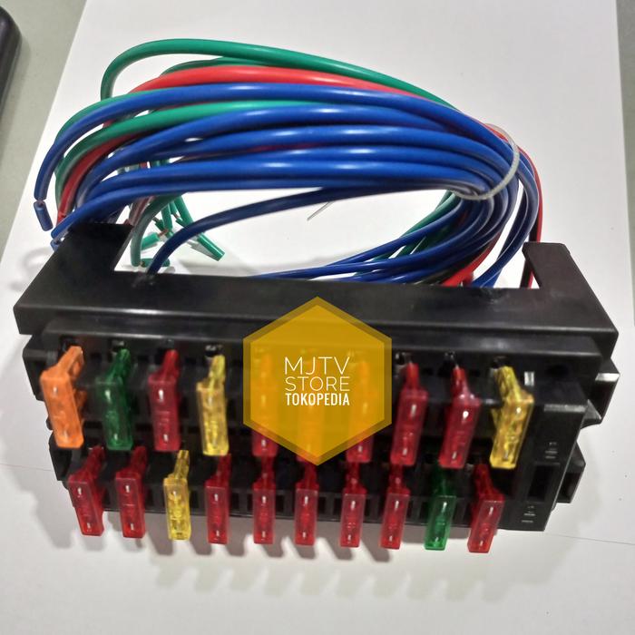 Jual Fuse Box Fits Komatsu PC200 20 Port ACT Genuine Part - Jakarta ...