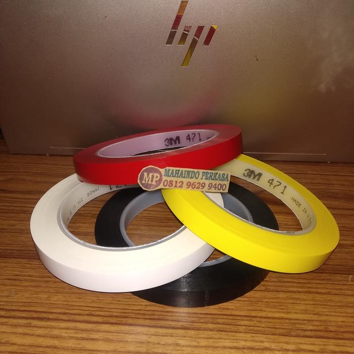 Jual 3M 471 Vinyl Tape Lantai - Floor Marking - Lakban Tanda 12mm - Kota Tangerang - Mahaindo ...
