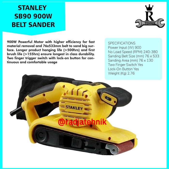 Jual Stanley SB90 \ 900W BELT SANDER - Jakarta Barat - Radja Teknik's ...