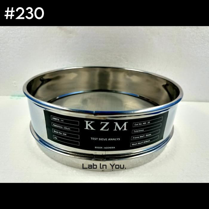 Jual Sieve Ayakan Stainless Mesh 230 Test Mesh 230 (63 um) Diameter 20 ...