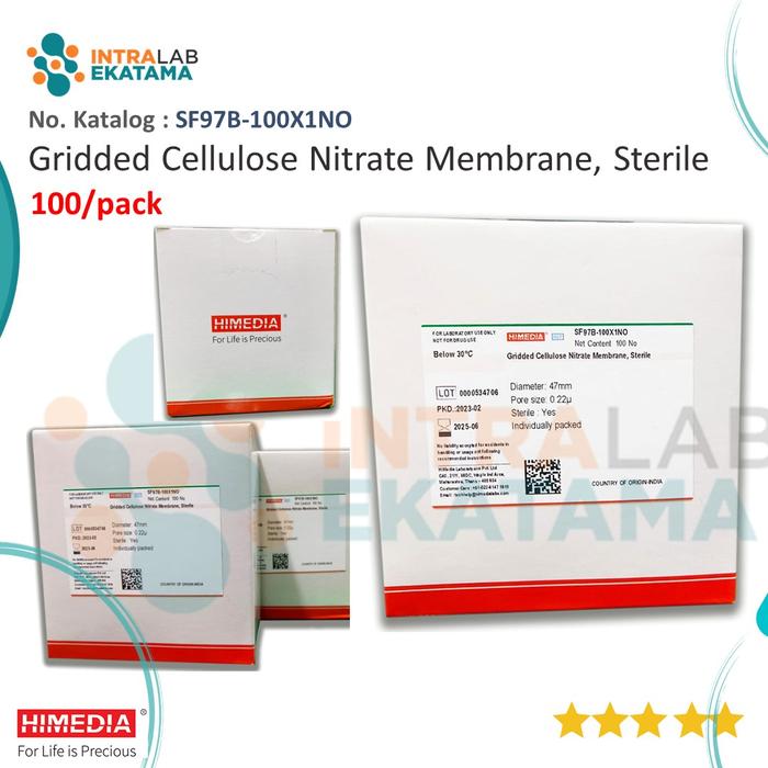 Jual Gridded Cellulose Nitrate Membrane, Sterile, (SF97B), Himedia ...