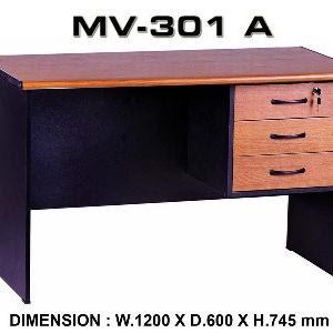 Jual Meja Kantor 1/2 Biro VIP MV 301 A 120cm plus laci - Kab. Tangerang ...