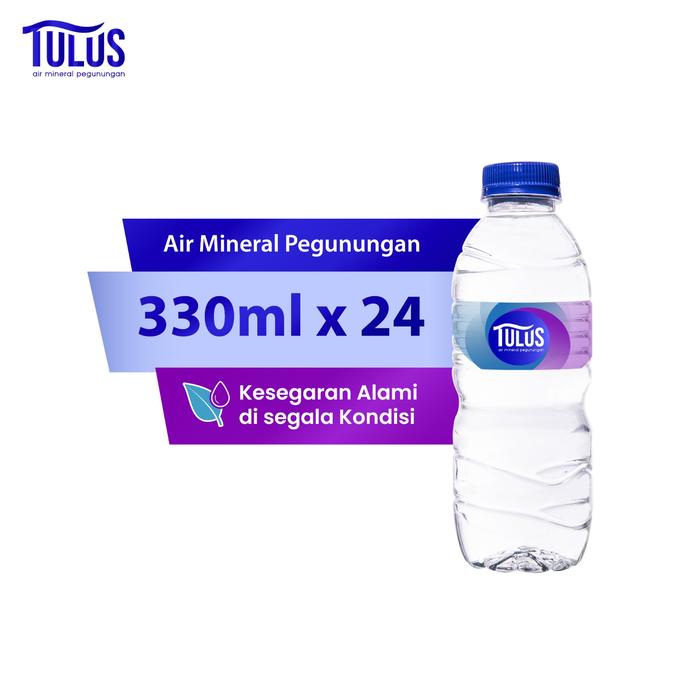 Jual TULUS Mineral Water 330ml (24 botol) - Air Mineral pegunungan ...