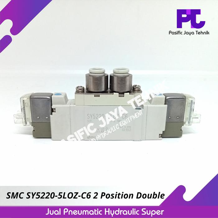 Jual SMC SY5220-5LOZ-C6 2 Position Double SY Series Solenoid valve 24v - Jakarta Barat - Pasific ...