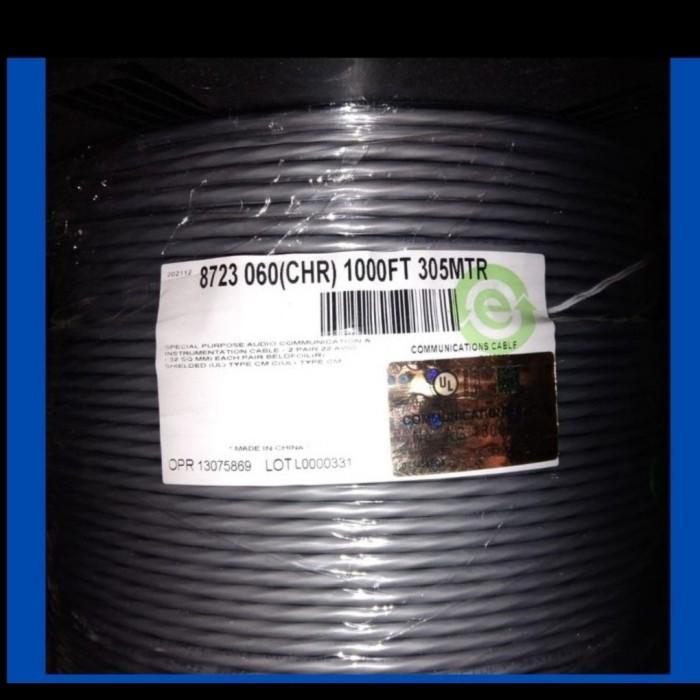 Jual Kabel Belden AWG22 8723 2 Pair Shielded 1 Roll 305 meter AWG 22 ...