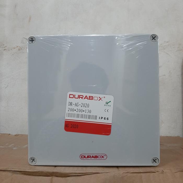 Jual Durabox Junction Box Panel ABS Plastik 200x200x130 + Base Plate ...