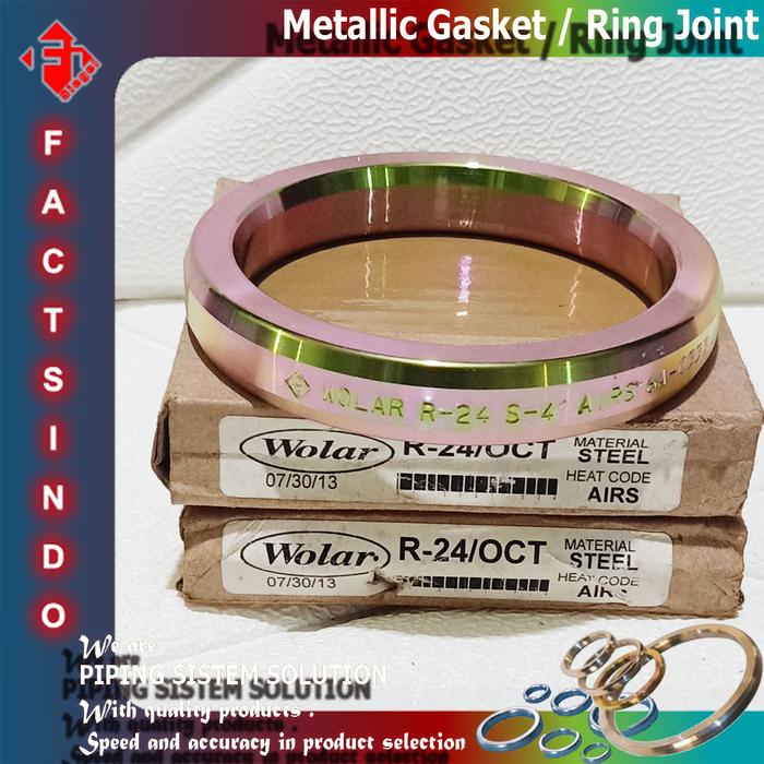 Jual GASKET RING JOINT R24 OCTAGONAL | GASKET RTJ 2" Ansi 900 CS ...