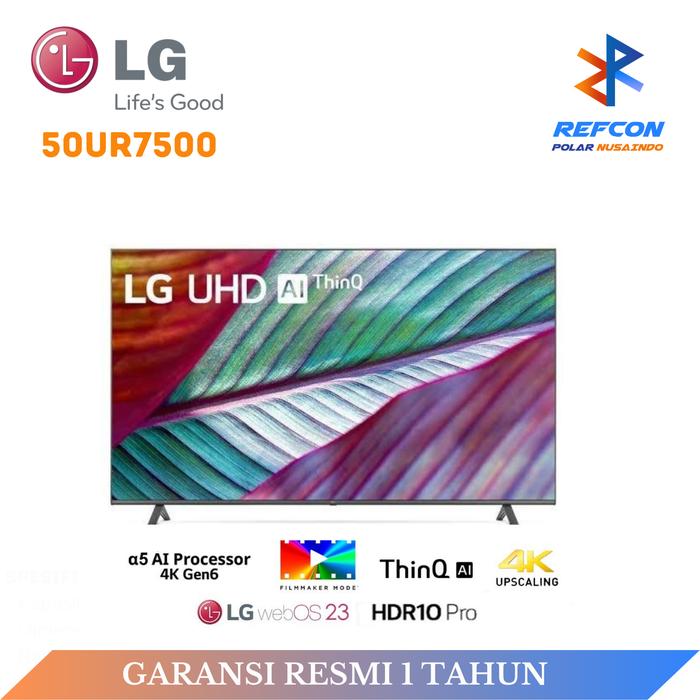 Promo TV LG 50UR7500 / 50UR7500PSC 50 Inch Smart TV LED 4K UHD Cicil 0% ...