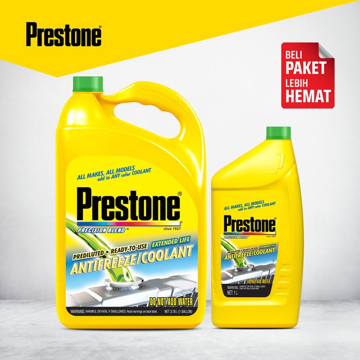 Jual Prestone [BUNDLE] Ready To Use Green 3.78 L + 1L = 4.78 L Air ...