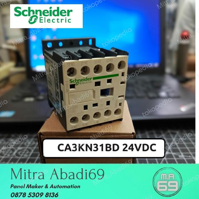 Jual Schneider CA3KN31BD Coil 24Vdc Contaktor Relay CA3KN31BD - Jakarta ...