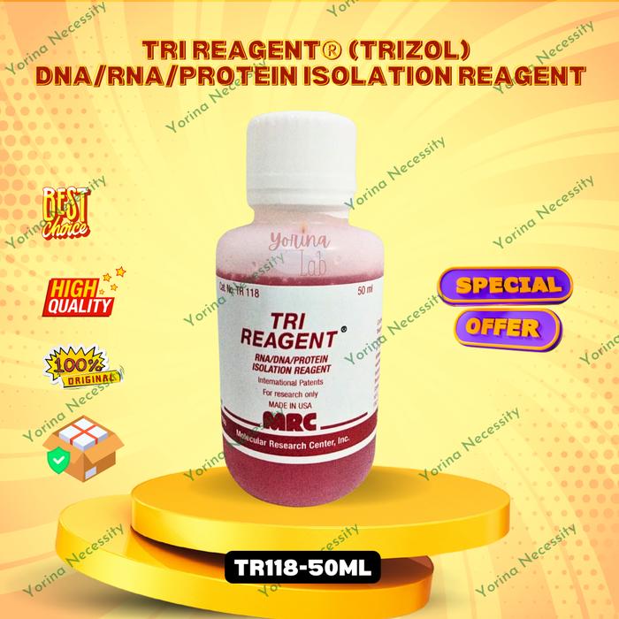 Jual TRI Reagent (TriZol) - DNA/RNA/Protein Isolation Reagent, 50 ml - Kab. Bogor - Yorina ...