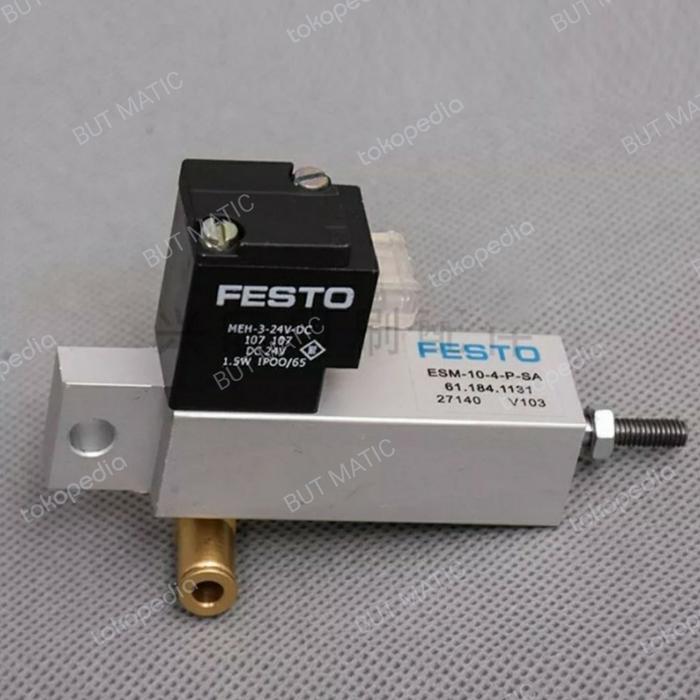 Jual FESTO ESM-10-4-P-SA / MEH-3-24V DC SOLENOID AIR CYLINDER - Jakarta ...